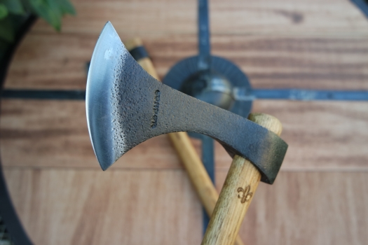 Condor Tool & Knife Francisca Throwing Axe, 3.31" Carbon Steel Head, Hickory Handle, Welted ...